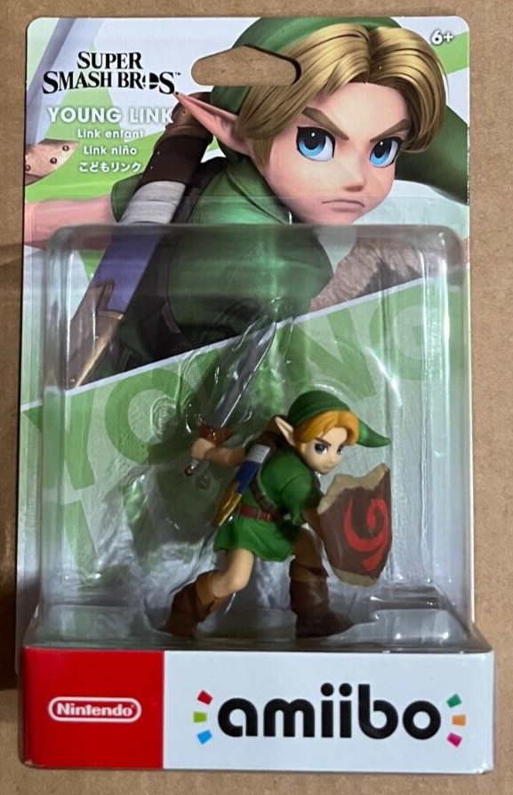 Nintendo Amiibo Super Smash Bros Zelda - Young Link - New & Sealed