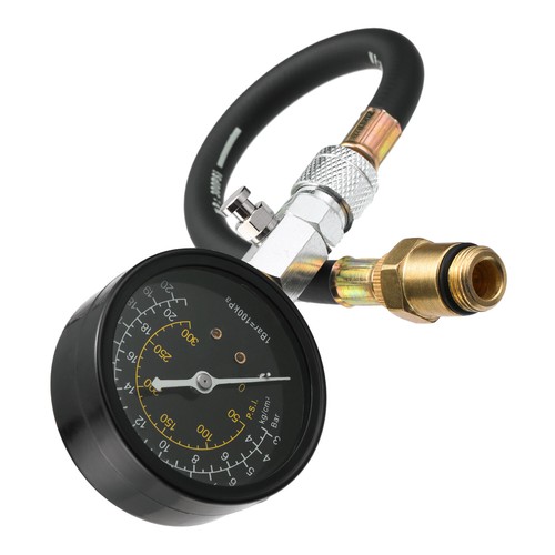 50-300PSI Engine Cylinder Compression Pressure Tester Gauge Gas Check ...