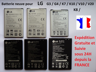 batterie interne neuve pour LG G3 / G4 / K7 / K8 / K10 / V10 / V20 | eBay