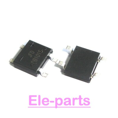 10 PCS DB101S SMD-4 1.0 Amp Single Phase Surface Mount Bridge ...