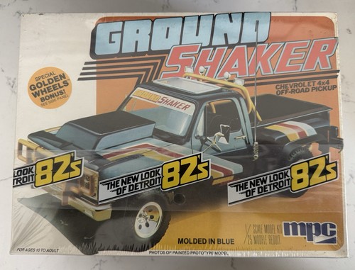 Vintage 1981 Ground Shaker Chevrolet 4x4 1/25 Model Kit 1-0444 Factory ...