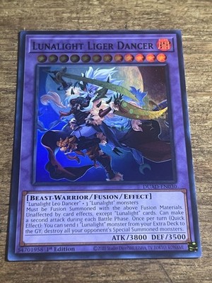 Yugioh! Lunalight Liger Dancer - DUAD-EN030 - Super Rare - 1st Edition ...