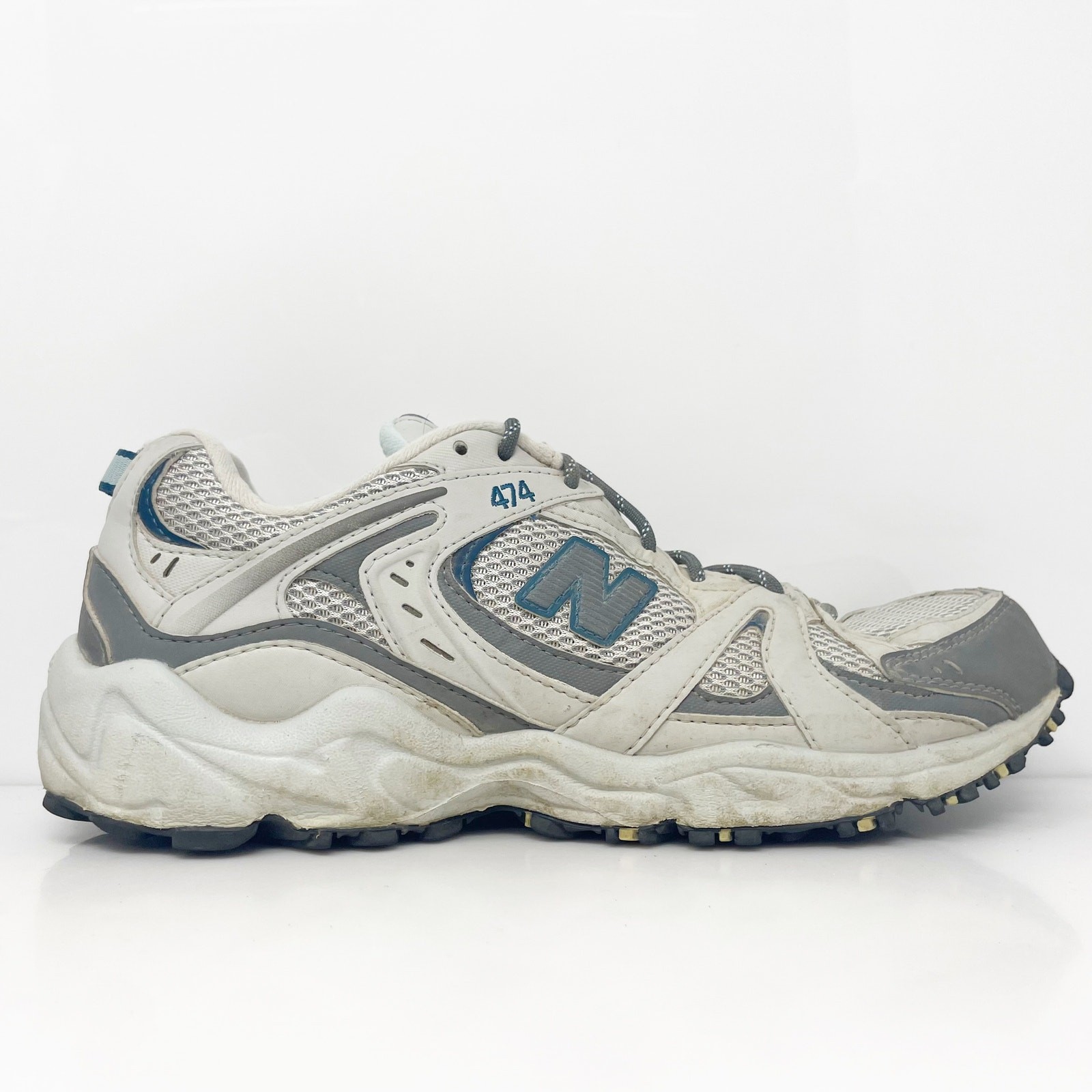 New Balance Womens 474 WT474LB Gray Running Shoes Sne… - Gem
