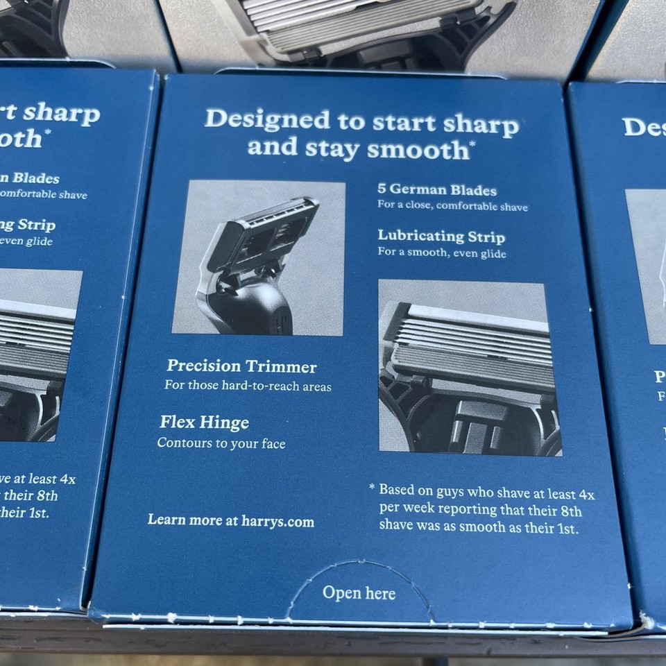 Harry's Men's Razor Blades 5 Blade Cartridges Refills Lot Of 6 Boxes 854242006081| eBay