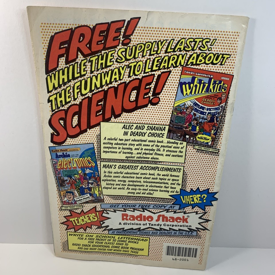 TANDY COMPUTER WHIZ KIDS - Lot of 2 promo comics Dick Ayers art #68 ...