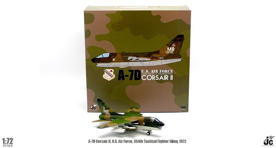 Vought A-7D Corsair II USAF 354th TFW Myrtle Beach, JC Wings 1/72 JCW ...