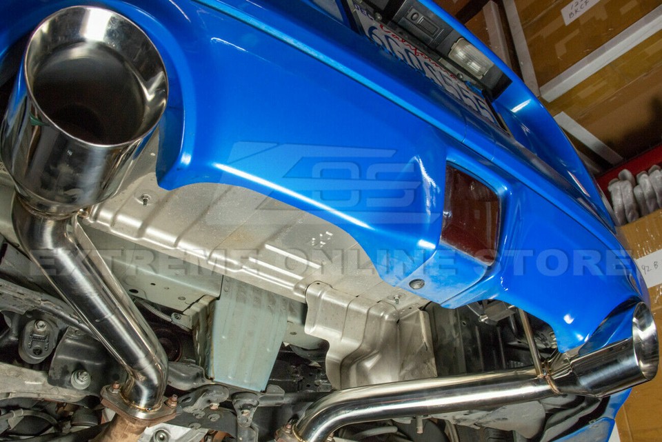 Muffler Delete Axle Back Exhaust For 09-Up Nissan 370Z Z34 4.5 Inch ...