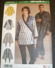 Simplicity 8172 Misses Kimono Jackets With Variations Pattern-uncut ...