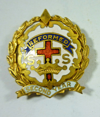 Vintage Evangelical Reformed Second Year Lapel Pin 10K Gold Filled ...