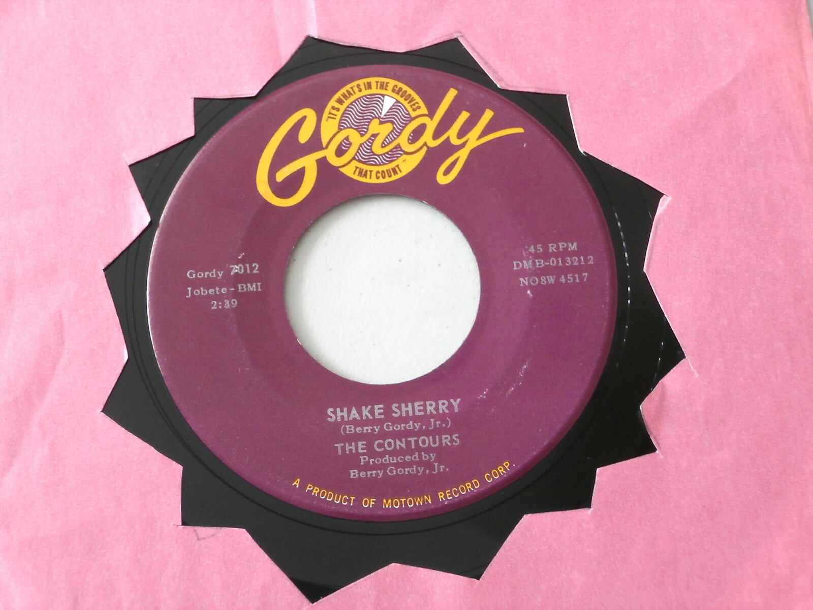 CONTOURS~ SHAKE SHERRY~ YOU BETTER GET IN LINE~ GORDY RECORDS ~ SOUL 45 ...
