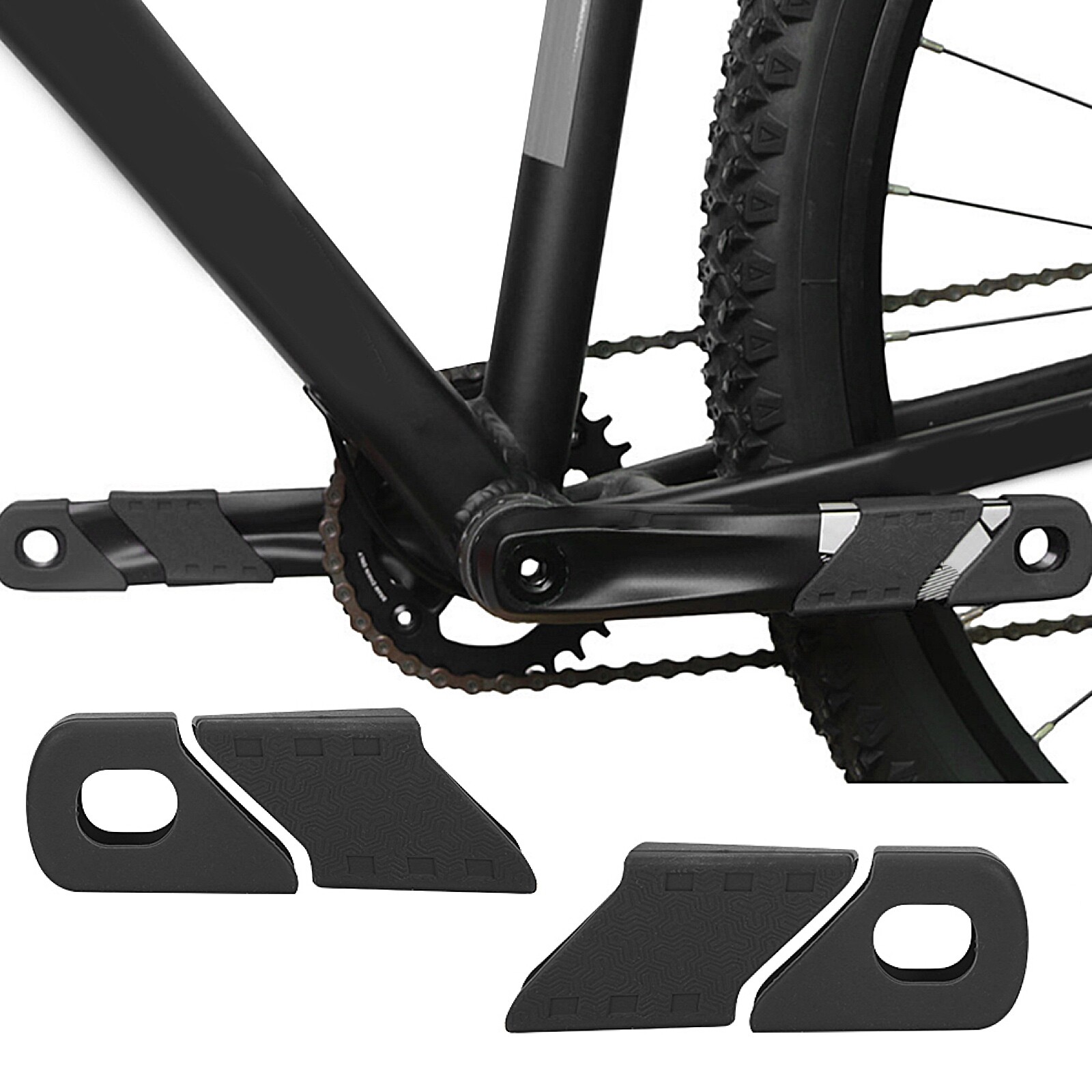 Crank Arm Protector Cover Cap Boot Set For SHIMANO SRAM FSA Crankset ...