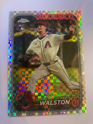 2024 Topps Update Chrome Xfractor Blake Walston Arizona Diamondbacks RC ...