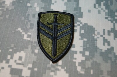 Military Patch US Army 2nd Support Command BDU Subdued Sew-on Authentic ...