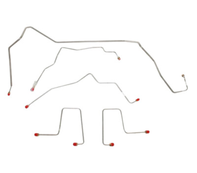 Fits 01-03 Chevrolet S10 Front Brake Line Kit ZR2 4WD Stainless Steel ...