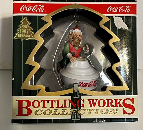 COCA COLA VINTAGE BOTTLING WORKS 1998 MEMBERS ONLY COLLECTION ELF ...