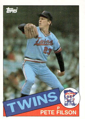 1985 Topps #97 Pete Filson - Minnesota Twins | eBay