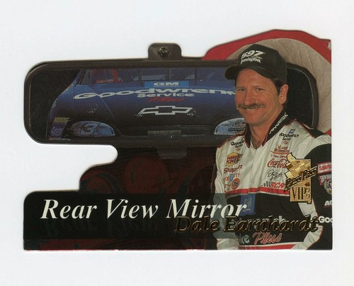 Dale Earnhardt 1999 Press Pass VIP Rear View Mirror Die Cut Insert Card ...
