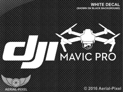 New DJI Mavic Pro Window / Case Decal Sticker FPV Quadcopter UAV Drone ...