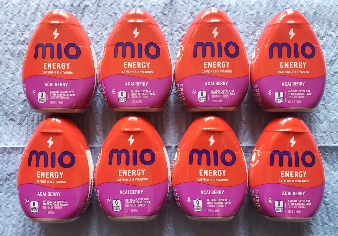 (8 Count)-MiO ENERGY Caffeine Acai Berry w/ Vitamins -1.62oz | eBay