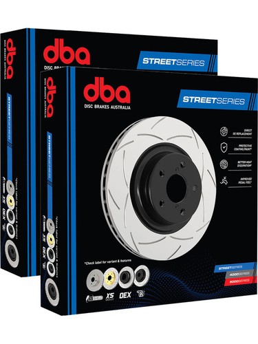 2 x DBA T2 Slotted Disc Brake Rotor 301mm DBA2725S | eBay
