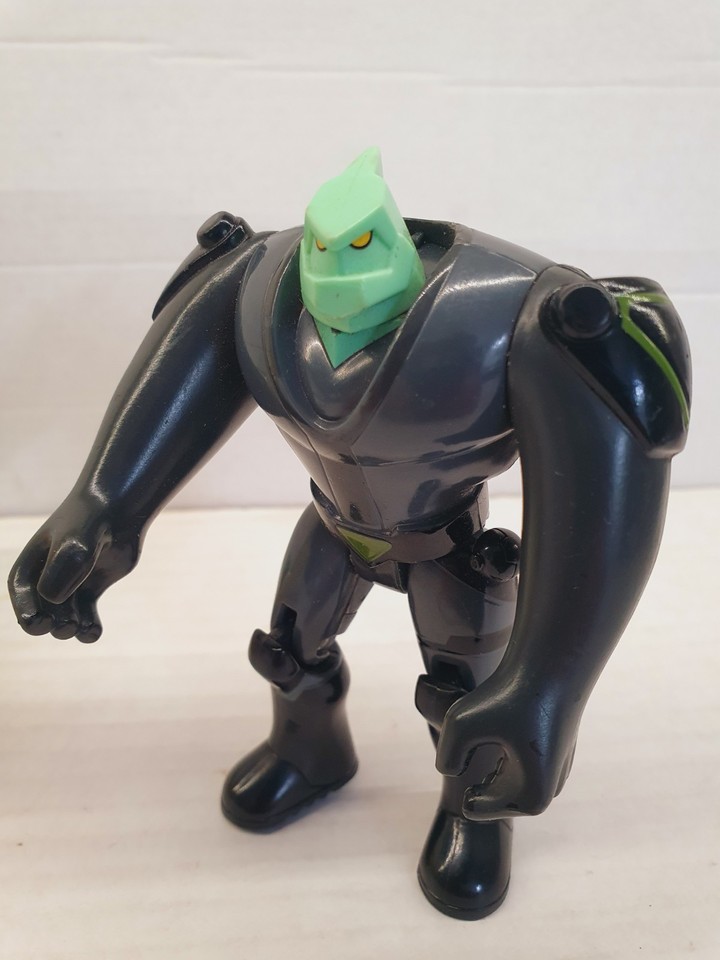 Ben 10 Ben Ten 6" DIAMONDHEAD POWER UP + LIGHT UP + 4" TETRAX Figures ...