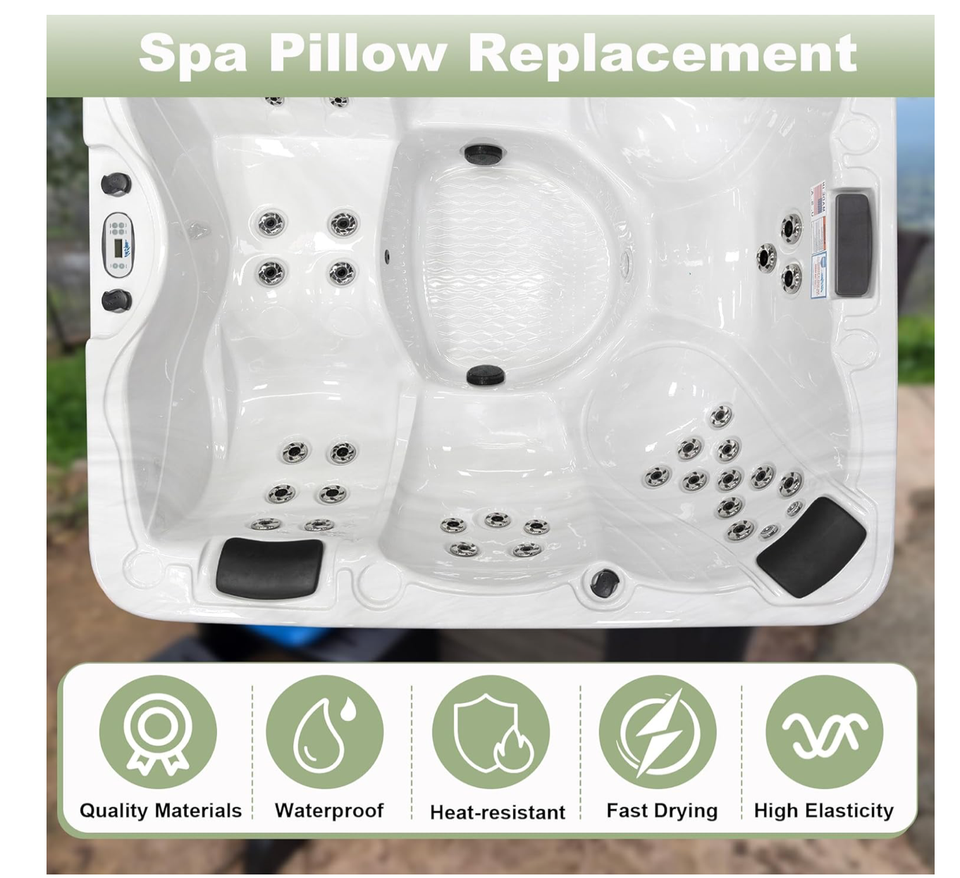 3‑Pack Replacement Headrest Pillows for 2020–2023 Cal Spas Hot Tub — No ...