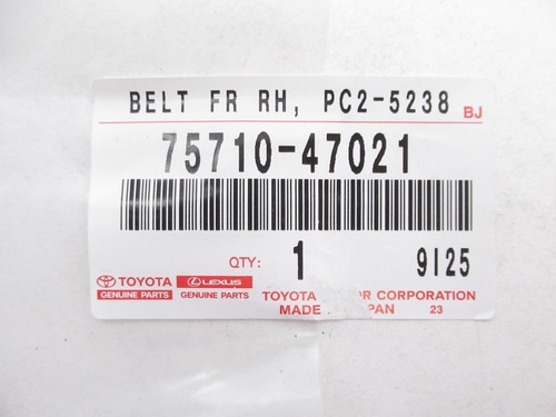 Genuine OEM Toyota 75710-47021 Passenger Front Belt Molding Window ...