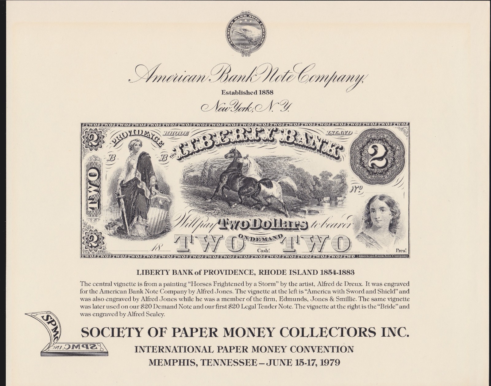 US American Bank Note Co. Souvenir Card SO9 | eBay