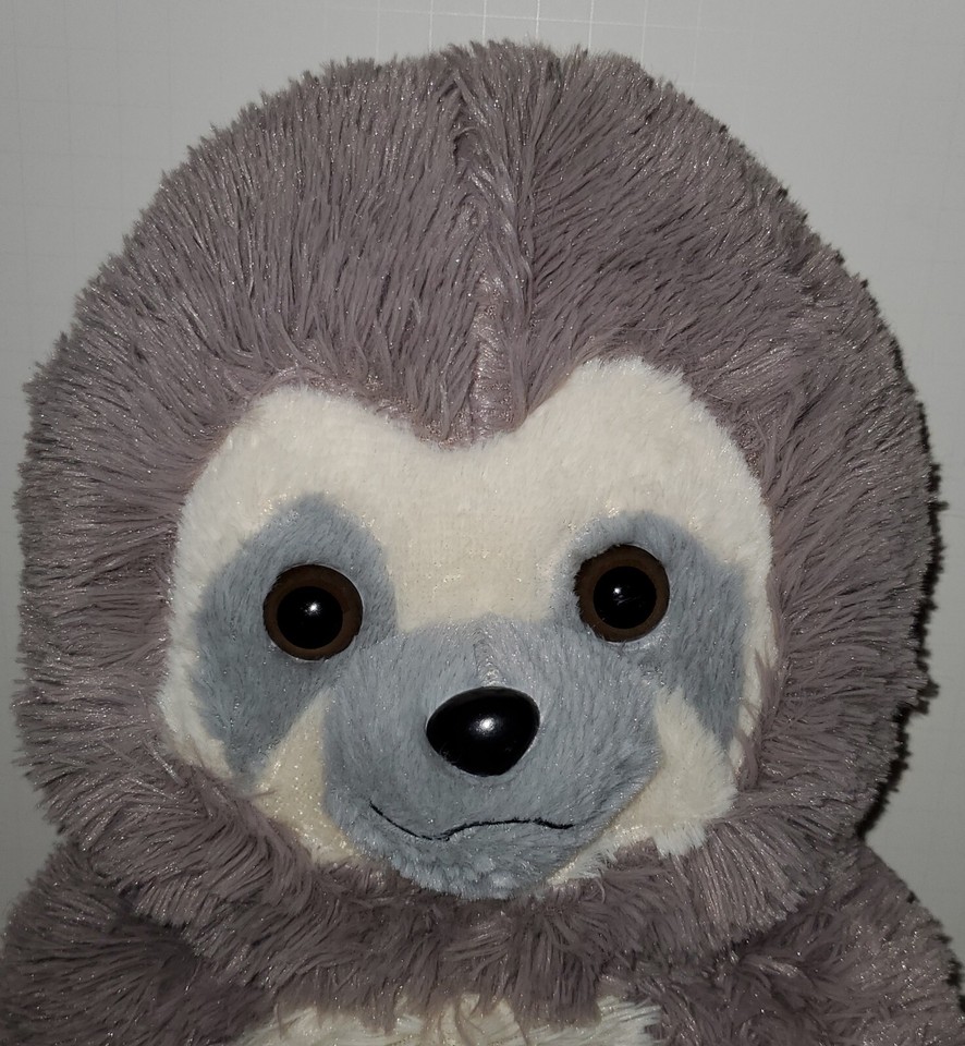 Plush Goffa Three-Toed Sloth and Baby 18" Stuffed Animal Sitting | eBay UK