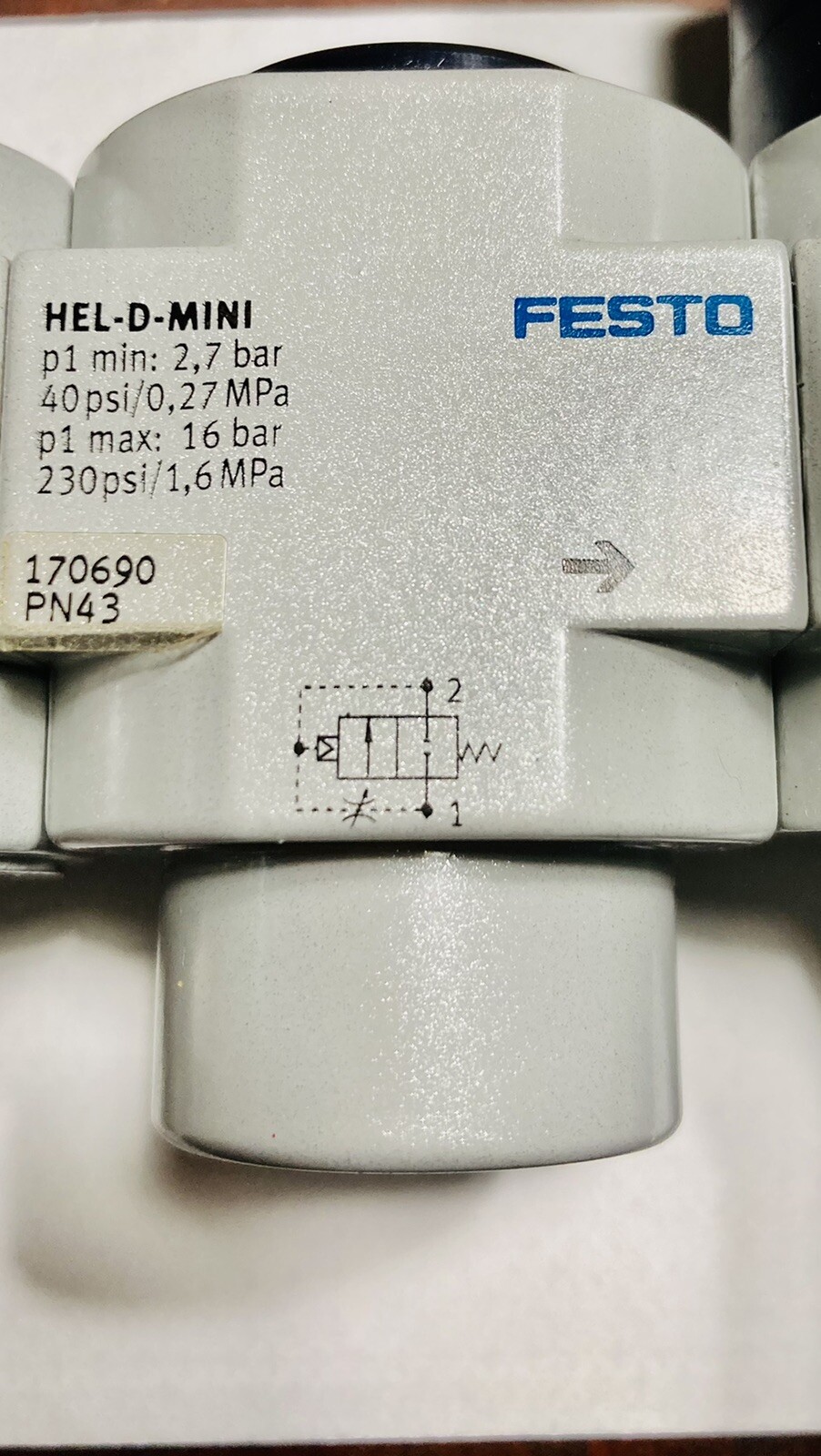 Festo HEL-D-MINI 170690 On/Off Soft Start Valve | eBay