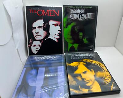 The Omen (DVD, Steelbook) Gregory Peck, Lee Rimick + 3 Other Omen ...