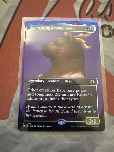 x1 Kudo, King Among Bears - Borderless R MTG Modern Horizons 3 M/NM ...