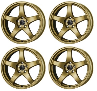 Genuine ENKEI Wheels PF05 19x8.0J +45 5x114.3 Gold [Set of 4] | eBay