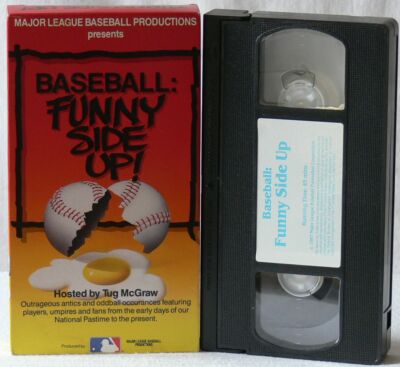 BASEBALL FUNNY SIDE UP 1987 VHS Video BLOOPERS Tape Hosted by Tug ...