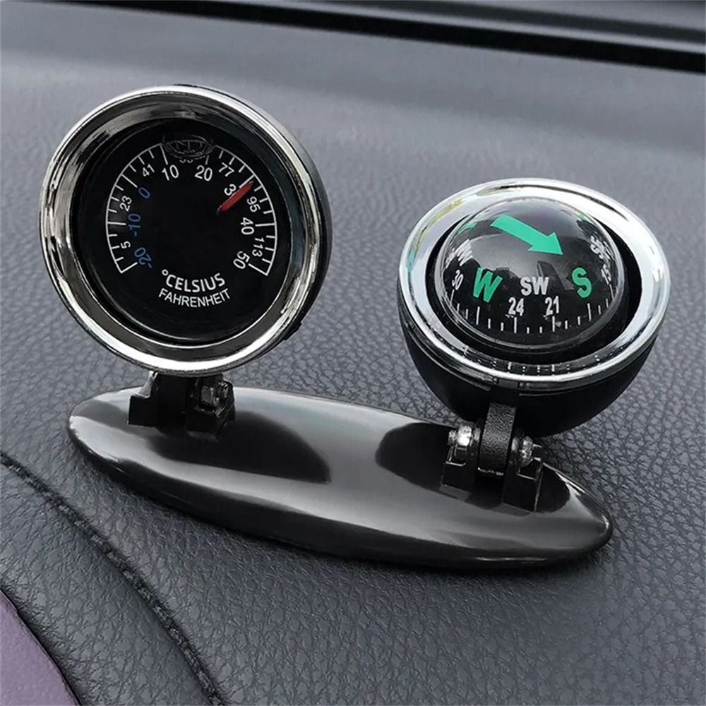 Navigation Tools Vehicle Compass Car Thermometer Automobile Interior | eBay