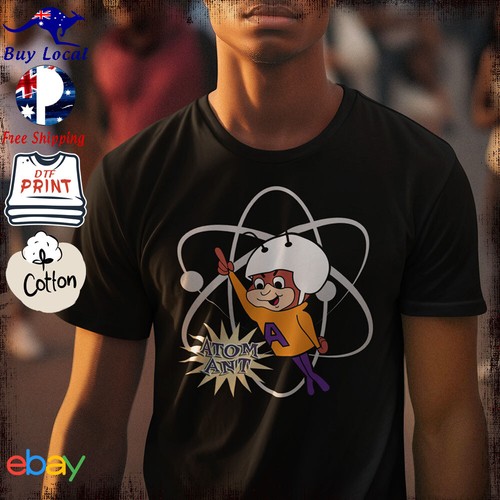 Atom Ant T Shirt XS to US 7XL Retro Cartoon Comic Pop Culture Tee | eBay