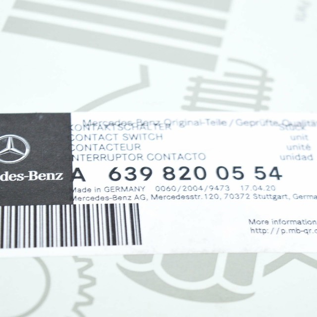 MB VITO W639 Side Loading Door Contact Pins A6398200554 Genuine for ...