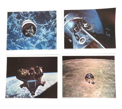 NASA Apollo Picture Set of 12, Dec. 21,1968 Moon 8x10" Astronaut Lovell ...