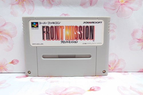Save Battery Replaced Front Mission Super Famicom Sfc Software Japan N5 ...