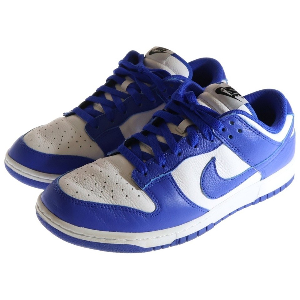 NIKE BY YOU DUNK LOW DO7413-991 CUT SNEAKERS US10.5 28.5cm Blue White ...