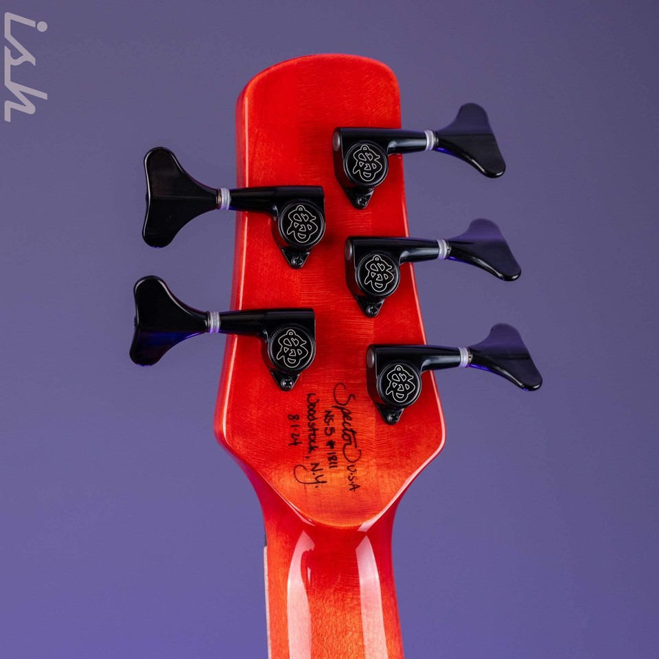 Spector USA NS-5 5-String Bass Inferno Red Custom Finish | eBay