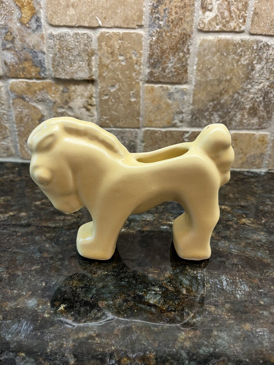 Mccoy Planter Vintage Ceramic Horse McCoy Pottery Spaniel Planter