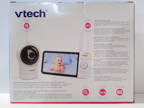 VTech RM5764HD 5" Digital Video Monitor With Remote Access for sale ...