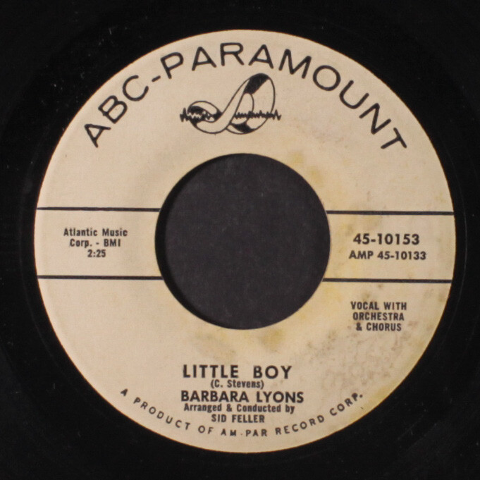 BARBARA LYONS: dear buddy / little boy ABC 7" Single 45 RPM | eBay