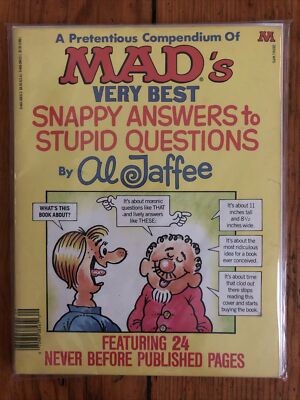 Jaffee: Pretentious Compendium MADs Very Best Snappy Answers to Stupid ...