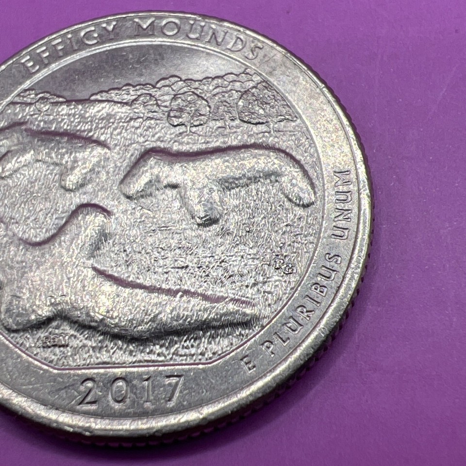 2017 America the Beautiful Quarter EFFIGY MOUNDS P MINT RARE Quarter | eBay