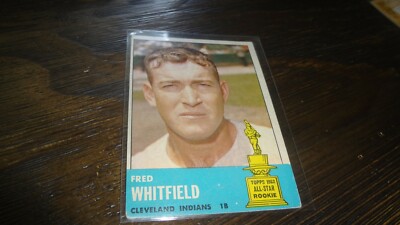 1963 TOPPS # 211 FRED WHITFIELD BASEBALL CARD | eBay