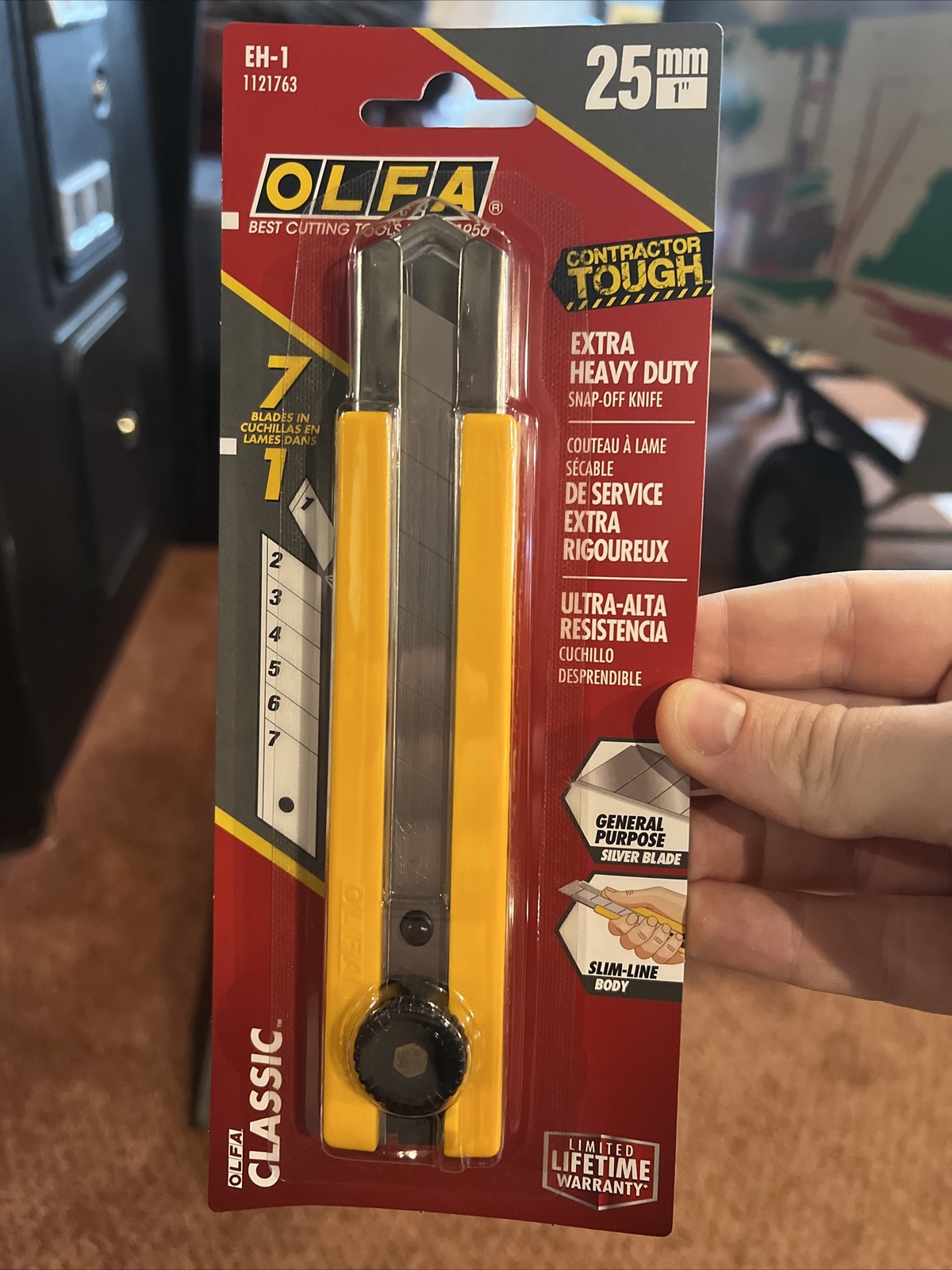 OLFA Utility Knife Extra Heavy Duty Eh-1 1121763 25mm for sale online ...