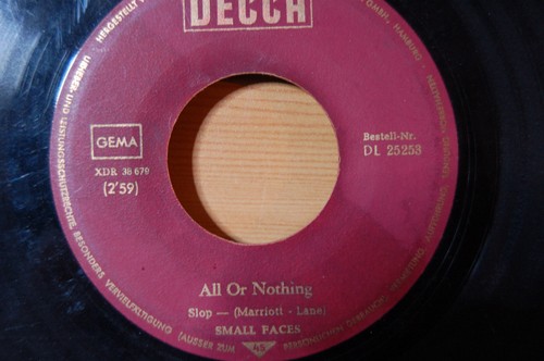 7" Single Small Faces -All or nothing / Understanding | eBay.de