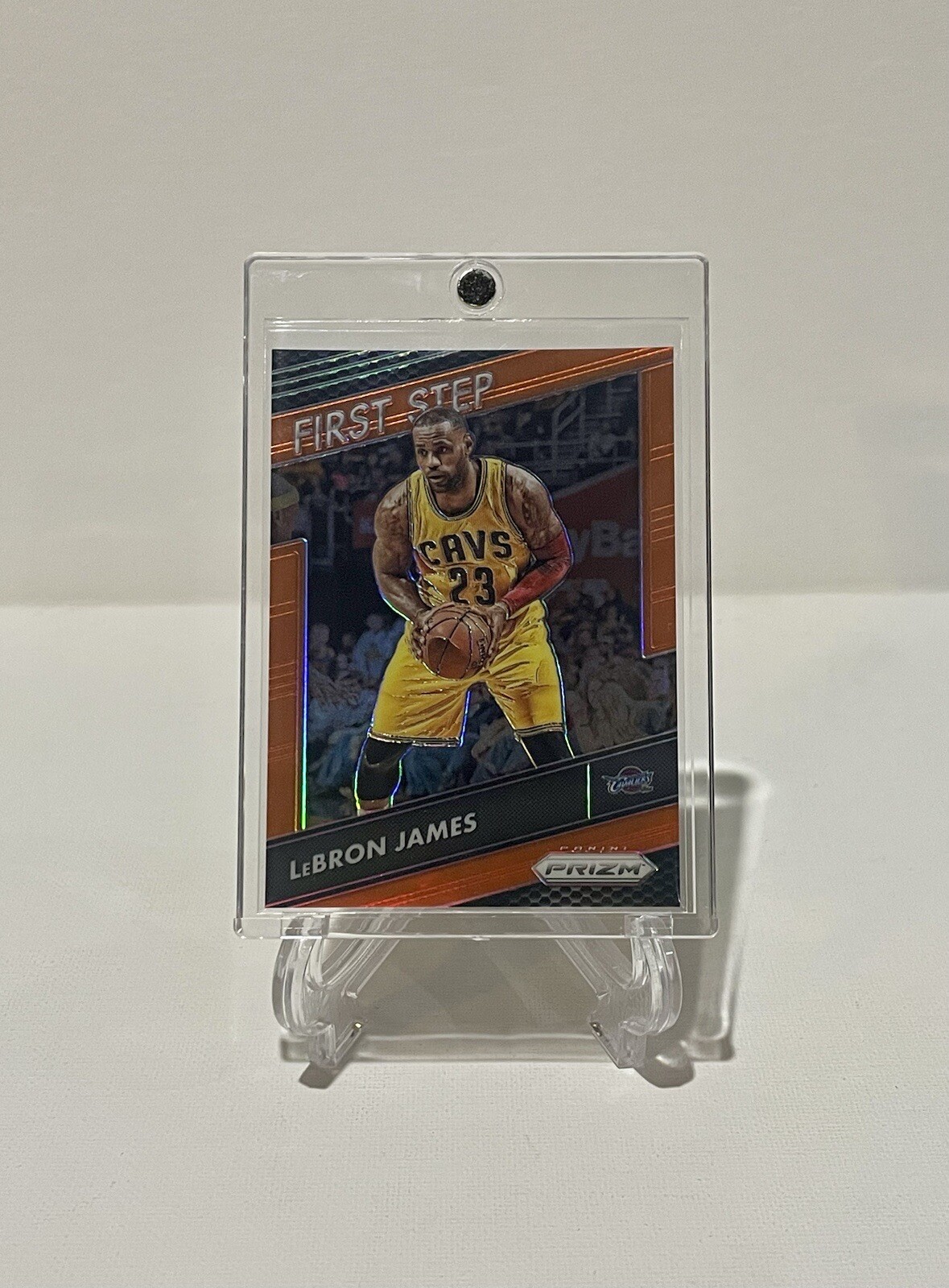 2016-17 Panini Prizm - First Step Orange Prizm #6 LeBron James /49 for ...